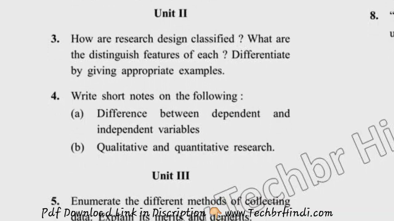 2017 MBA 2nd Sem Business Research Methods Question Paper YouTube 2017-mba-2nd-sem-business-research-methods-question-paper-youtube