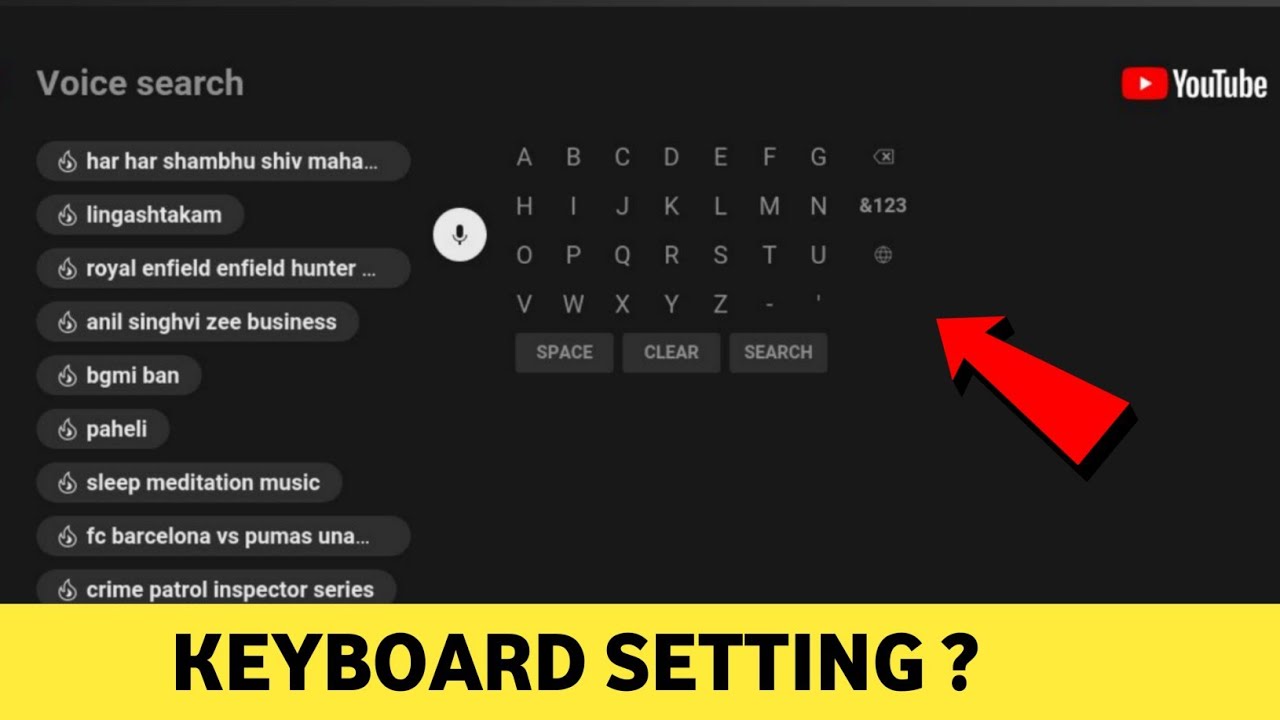 All Android Tv || Keyboard Settings | Gboard in android Led - YouTube