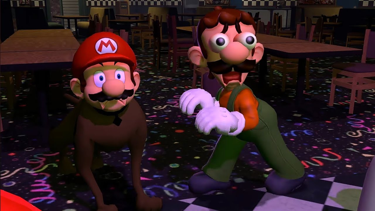 Scooby Mario, Where'd You Go! Clips (@SMG4 Credit) Luigi got scared to ...