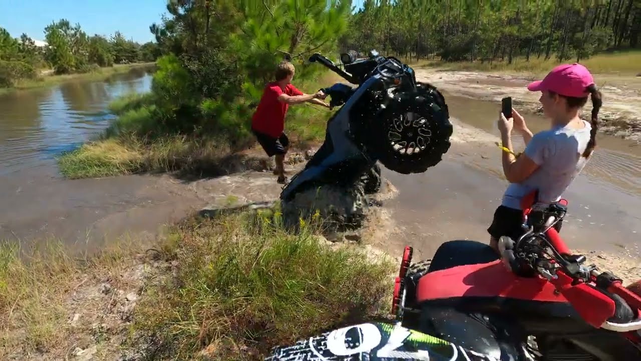 Blake Doing Water Wheelies - YouTube