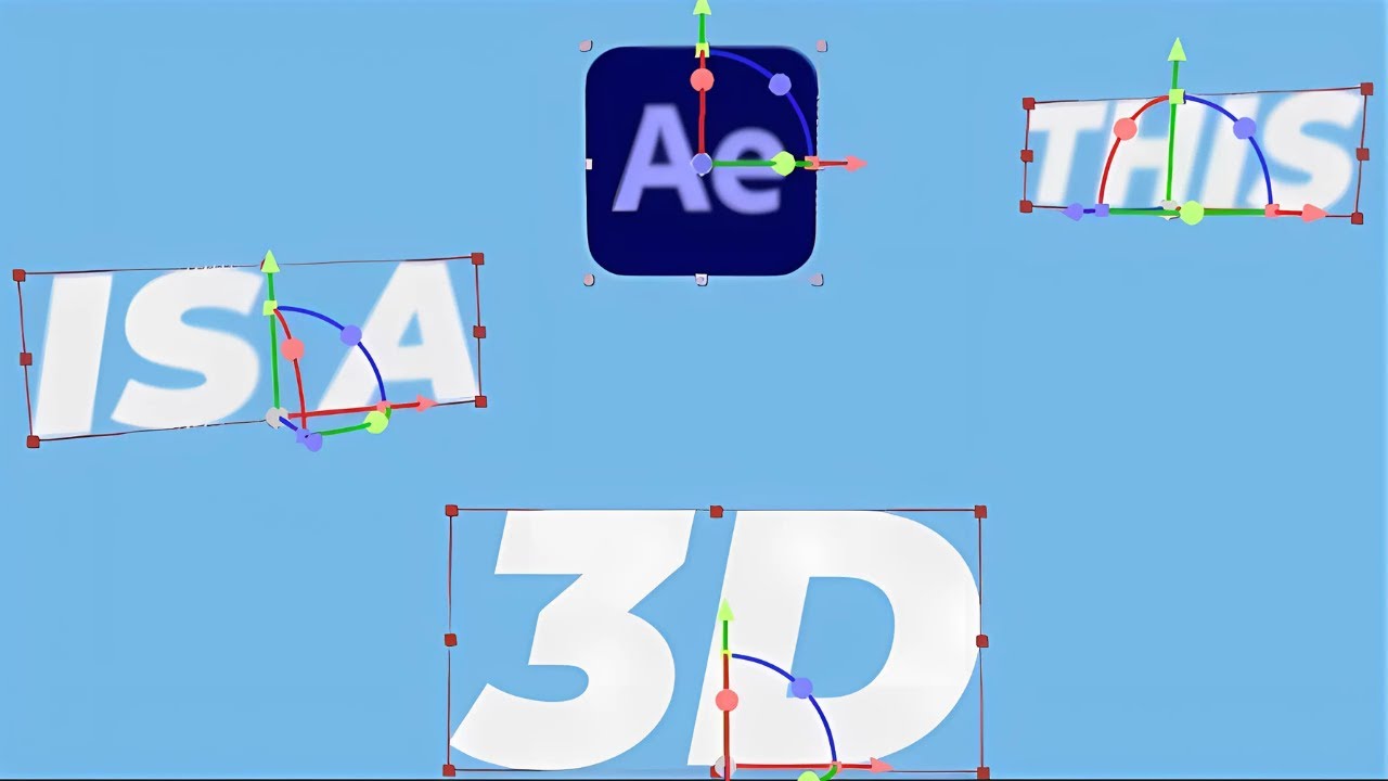 3D Camera Text Animation in After Effects | After Effects Tutorials 3D ...