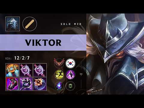 Viktor Mid vs Syndra - KR Grandmaster Patch 26.18