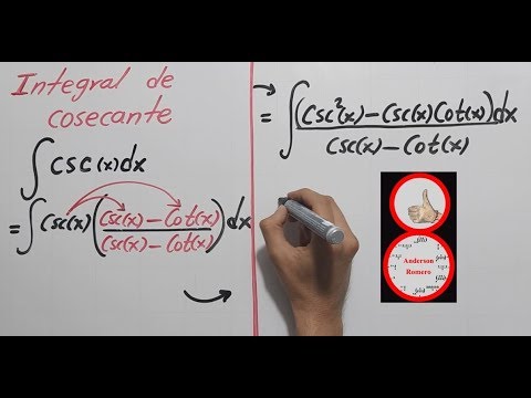 Como hallar la Integral de cosecante ( con un truquito) - YouTube