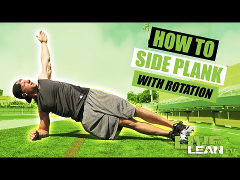 How To Do A FOREARM SIDE PLANK WITH REACH THROUGH | Exercise ...