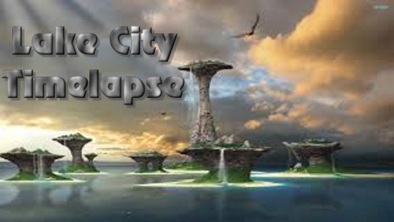 Minecraft Lake City Timelapse Part 1 - YouTube