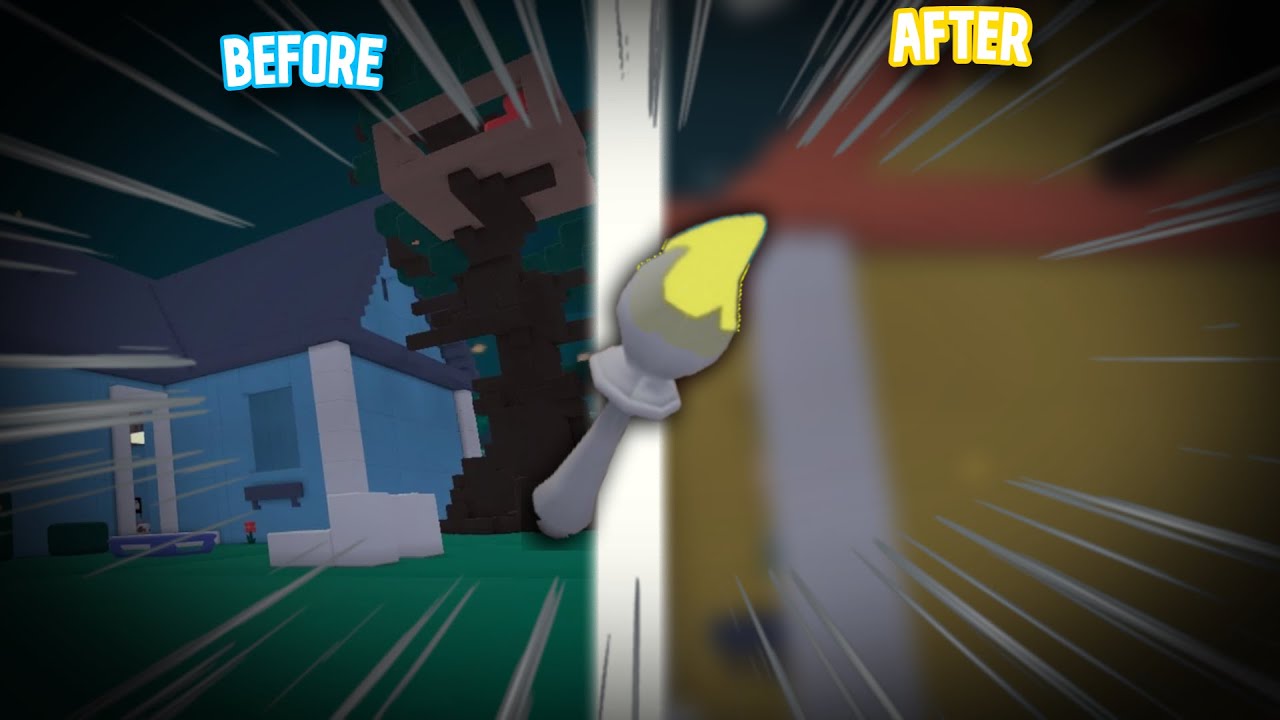 I Painted Blue House YELLOW [YEEPS HIDE AND SEEK] - YouTube