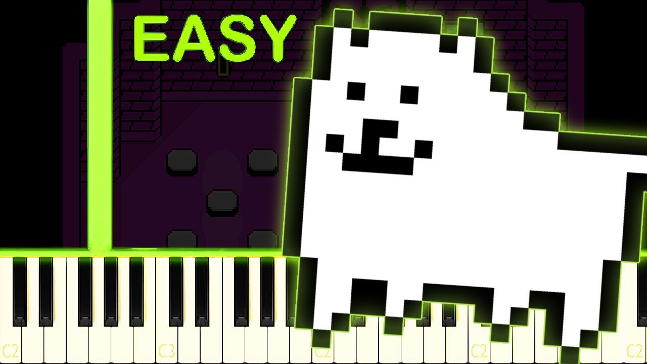 Uwa!! So Temperate♫ | UNDERTALE - EASY Piano Tutorial - YouTube