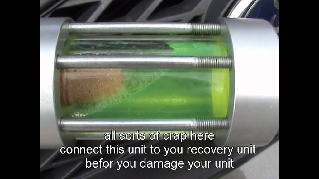 R134a Sight Glass Contamination unit with micro filter - YouTube