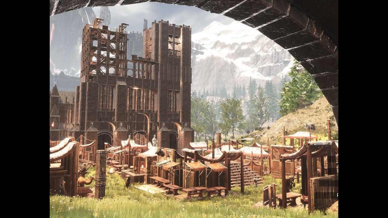 Cathedral Notre-Dame building on conan exiles xbox. - YouTube