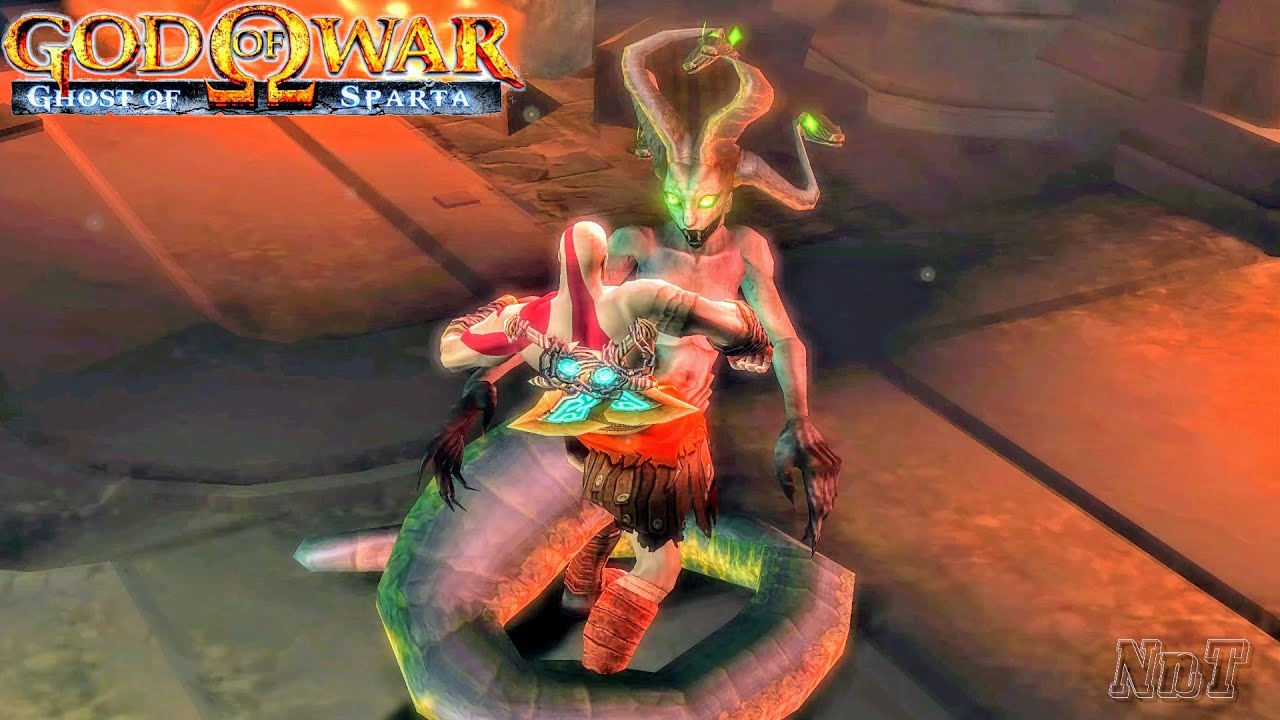 Kratos Killing Medusa Scene | GOW Ghost of Sparta Remastered - YouTube