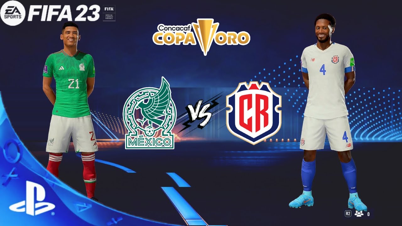 FIFA 23 - México Vs Costa Rica | Copa Oro - Cuartos de final - PS5 ...