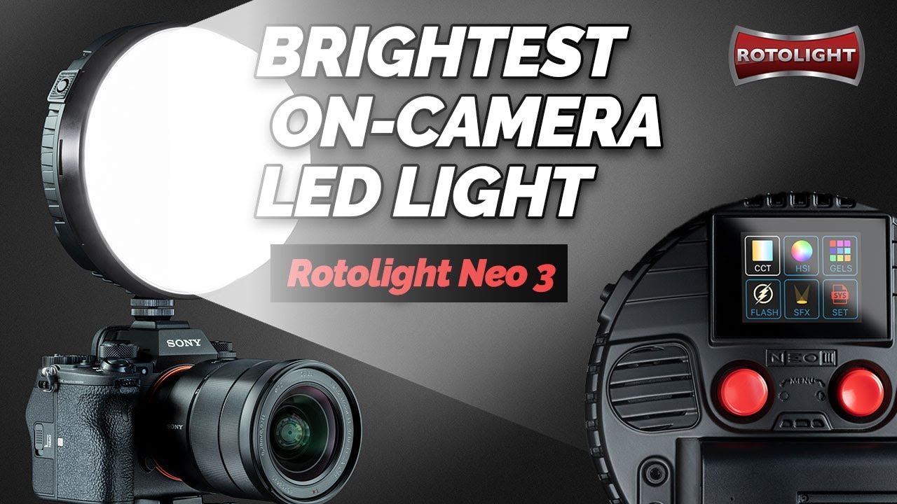 A pocket-sized powerhouse, NEO 3 is the brightest LED on-camera light ...