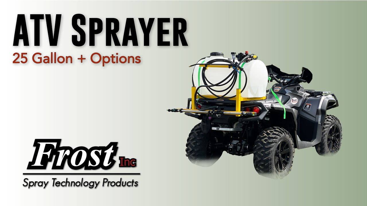 ATV 25 Gallon Sprayer - YouTube