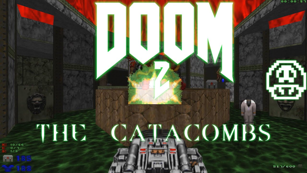 Doom 2 Lvl 22 Catacombs - 100% by SpectroxRb - YouTube