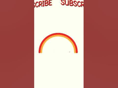 🌈Draw Rainbow using Turtle Graphics in Python|Drawing Rainbow with Python Turtle|#short#python# ...