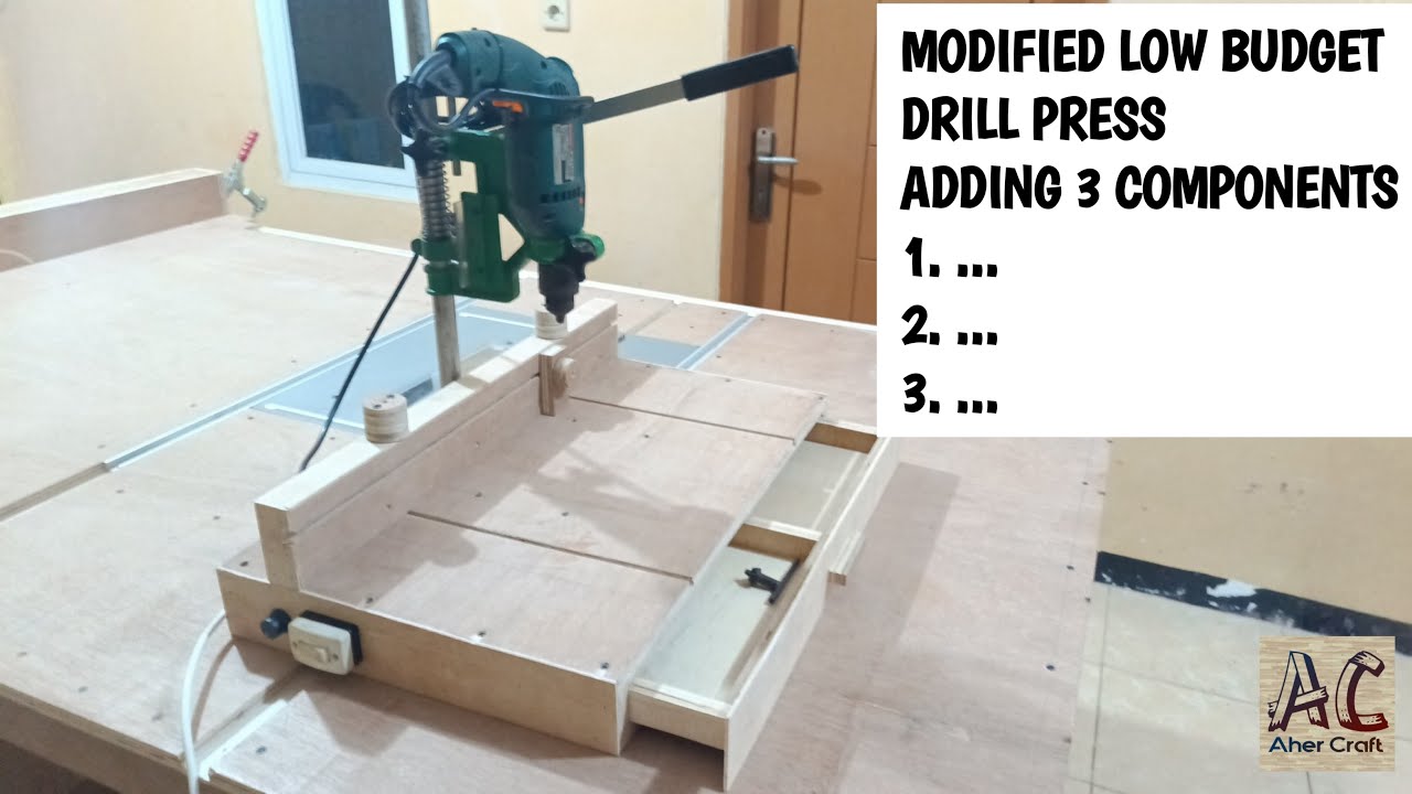 Drill Press Modification @AherCraft - YouTube