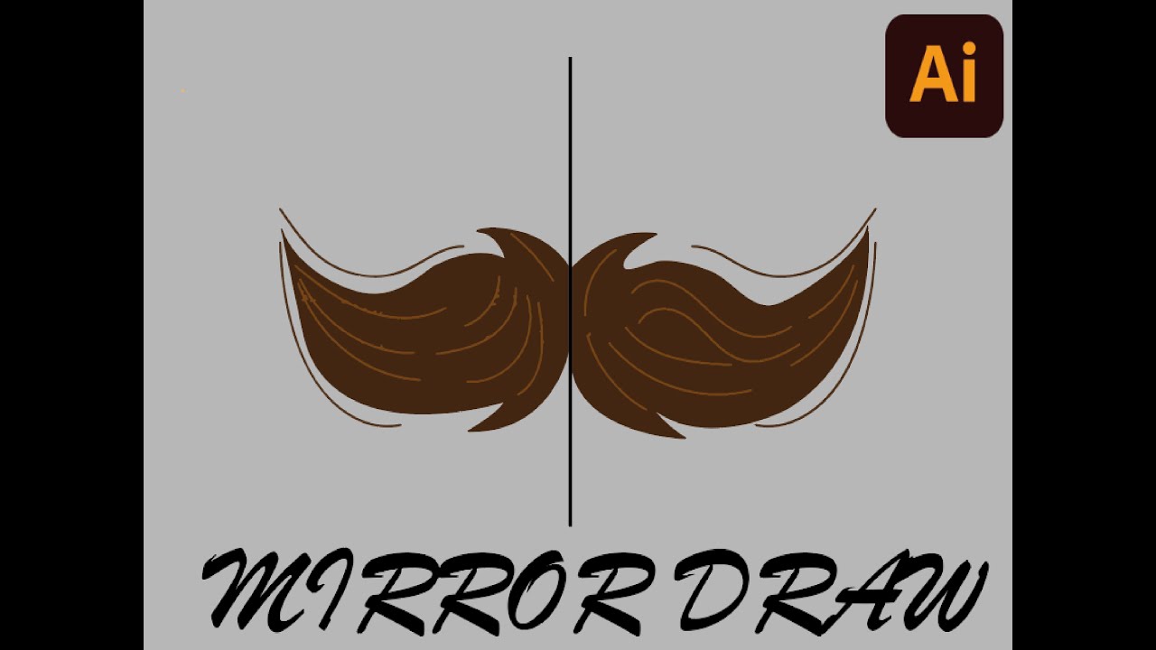 Illustrator Trick : Mirror Draw - YouTube