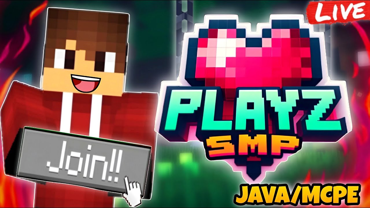 Minecraft live playing with subscribers Playz Smp live 🔴| java+bedrock #minecraftlive - YouTube