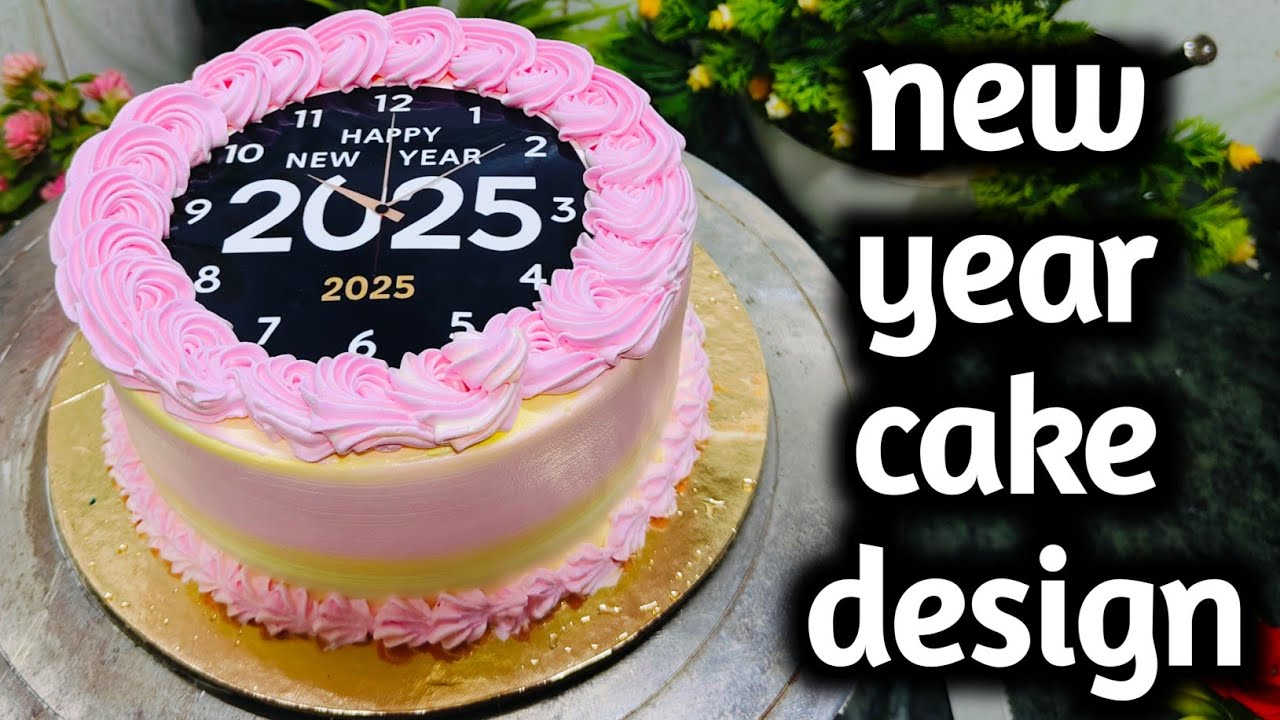 Happy New year cake decorating ideas| Most beautiful cake design ideas ...