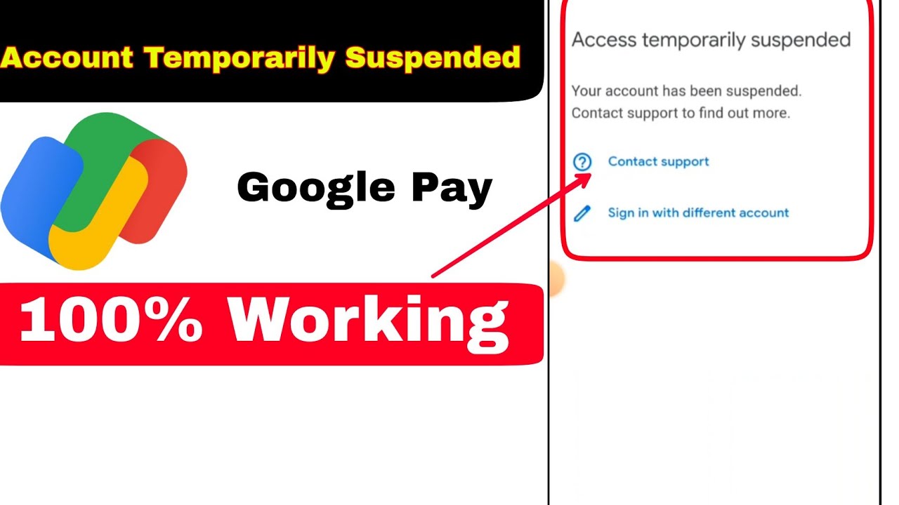 Access Temporarily Suspended | Google Account Suspend Ho Gaya Hai ...