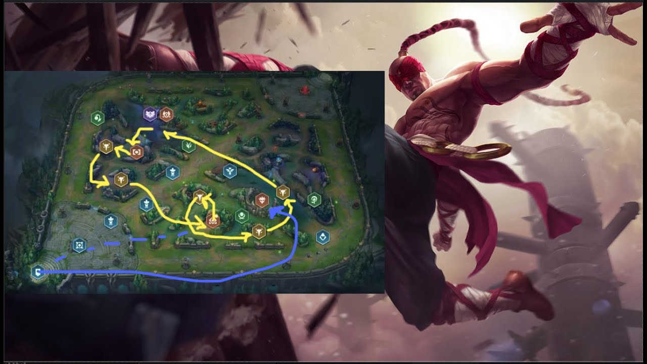 WILD RIFT: LEE SIN RANKED - BEST ROUTE JUNGLE - YouTube