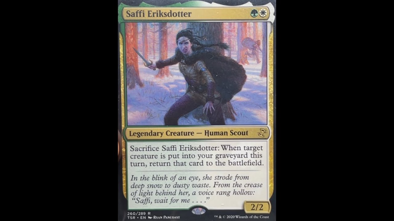 MTG Deck Tech Saffi Eriksdotter! My First Attempt at CEDH! - YouTube