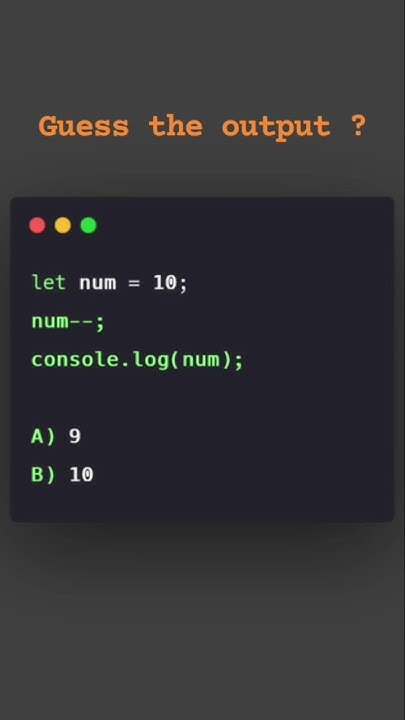 Guess The Output For Javascript Javascriptcoding Coding Code