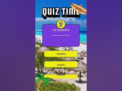 Spanish Quizzes for Beginners 1.20 - YouTube