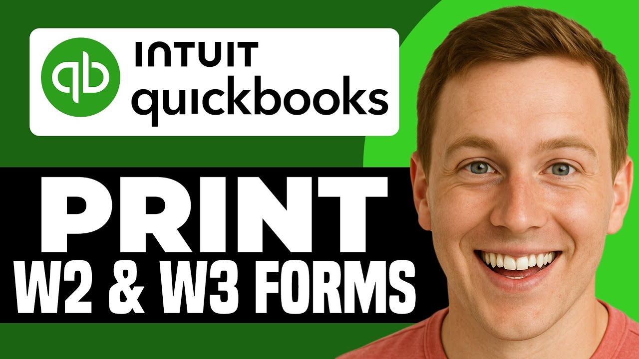 How To Print Your W2 & W3 Forms In Quickbooks Online 2026 (Step By Step ...