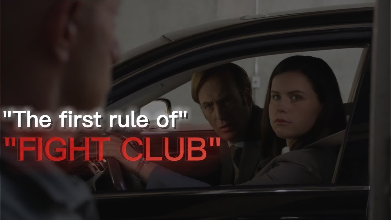 The first rule of FIGHT CLUB | Better Call Saul | Tyler Durden - YouTube
