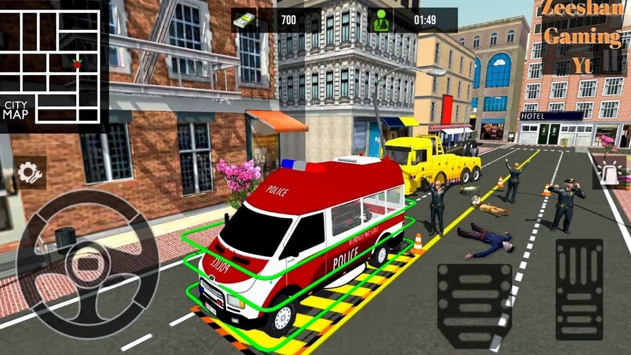 Police ambulance save people rescue accident #2 android Gameplay - YouTube