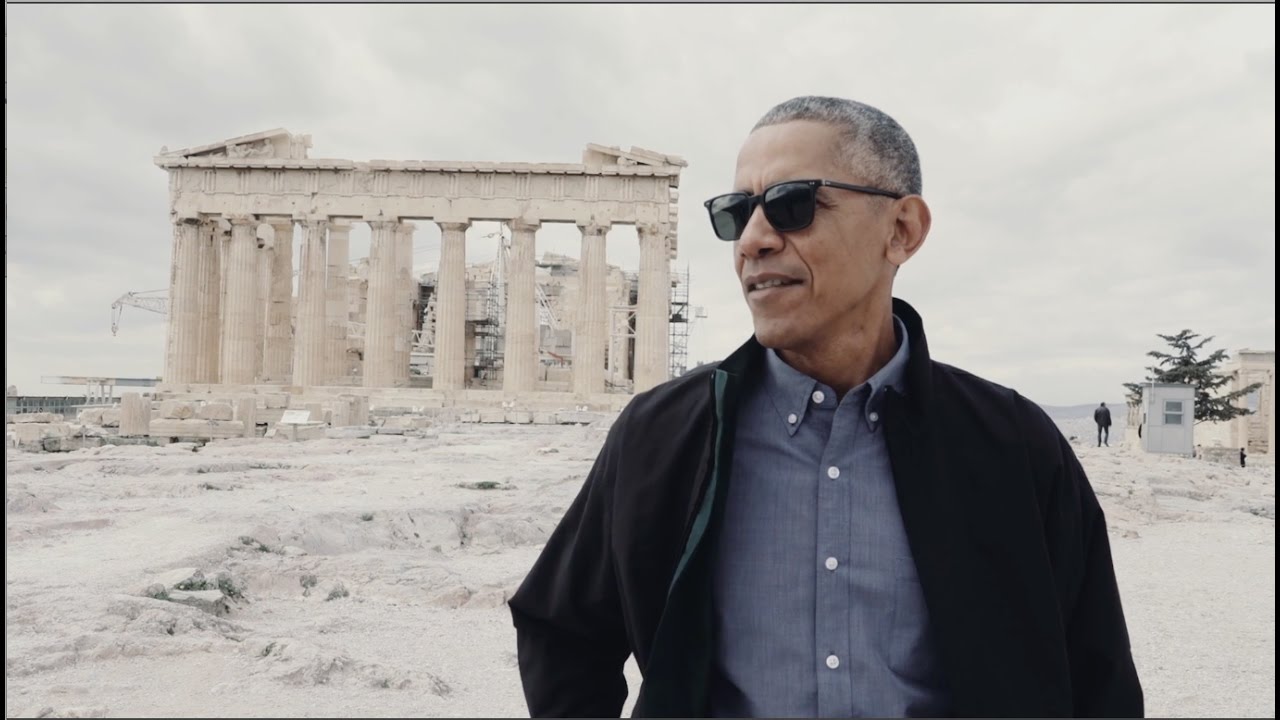 Obama Tours The Acropolis In Athens, Greece - YouTube