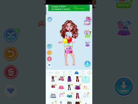 игра какую-то игру не знаю какую и выбираем красивый одежду😘👩👗👠👒♀️ ...