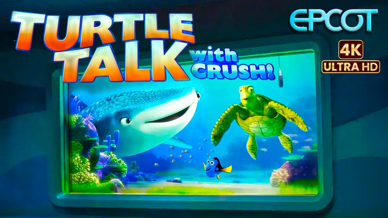 Turtle Talk With Crush at EPCOT Walt Disney World | FULL SHOW 4K Ultra ...