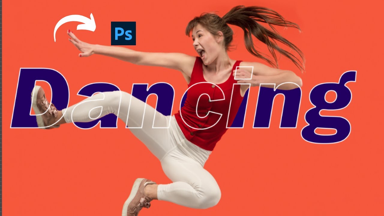 How to make Transparent Text Effect in photoshop | text effect ...