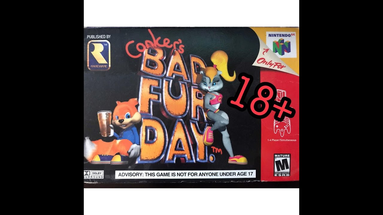 Conker’s Bad Fur Day: Gore / Death Animations 18+ N64 - YouTube