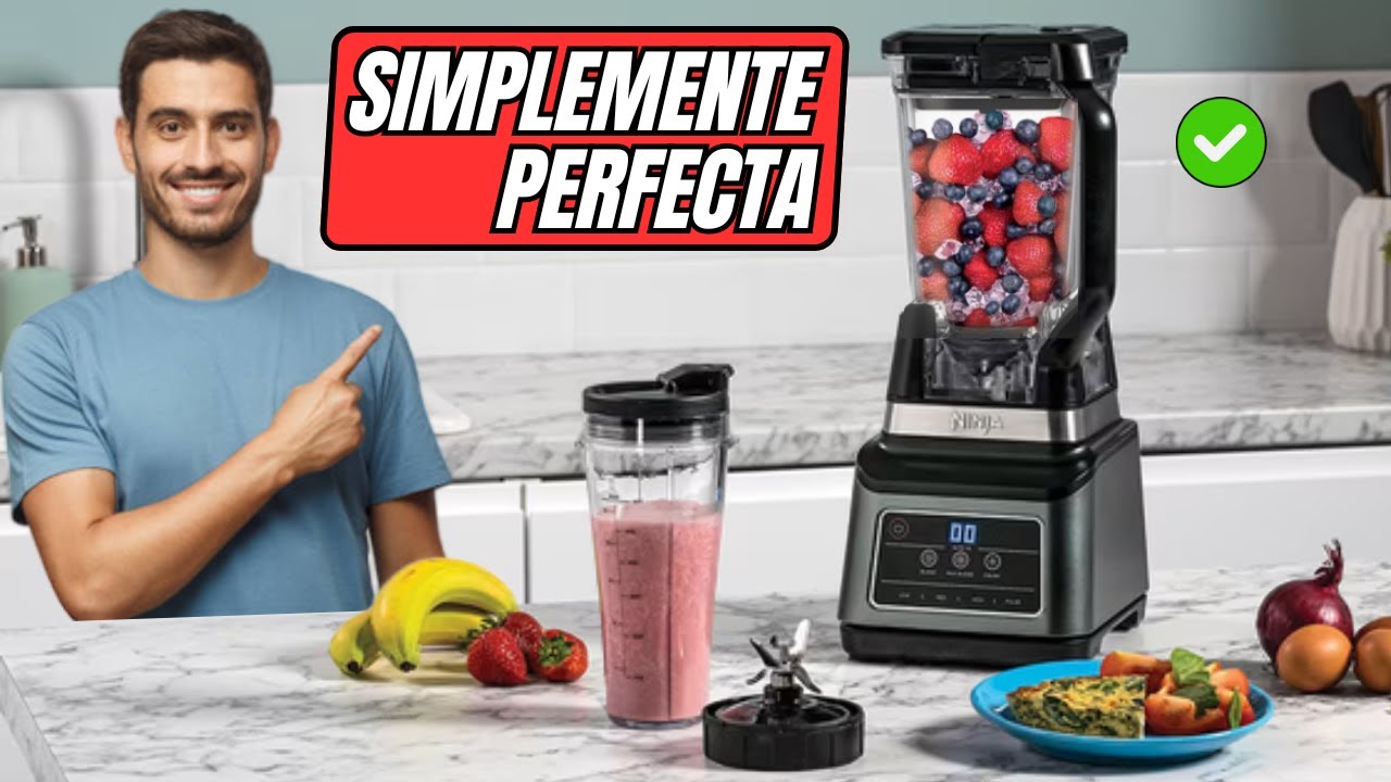 Batidora de Vaso Ninja 2 en 1 con auto IQ BN750EU| Opinión después de ...