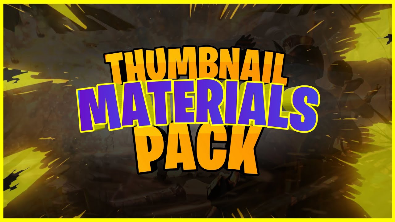 Best Thumbnail Materials Pack || Free 2 Use - YouTube