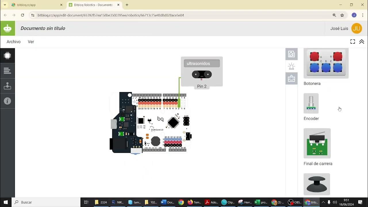 PROYECTO 1 Bitbloq LED y ultrasonidos v3 Computación y Robótica IES Monterroso - YouTube