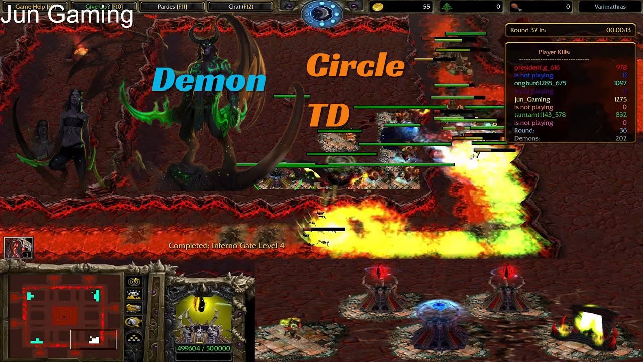 Warcraft III : Demon Circle TD - Better Thủ 4 - YouTube