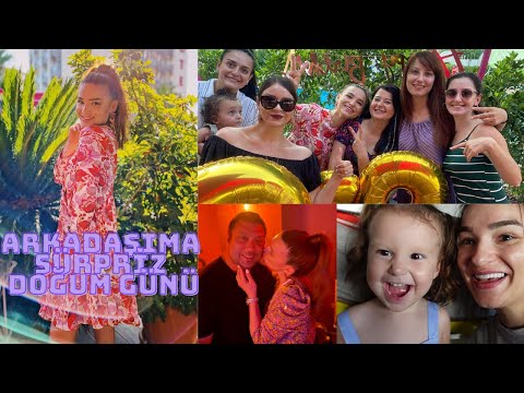 ARKADAŞIMA SÜRPRİZ DOĞUM GÜNÜ 🎈 ATA İLK DEFA ANNEANNEDE YATILI KALDI 🤔 KIZ KIZA EĞLENCE 🎉