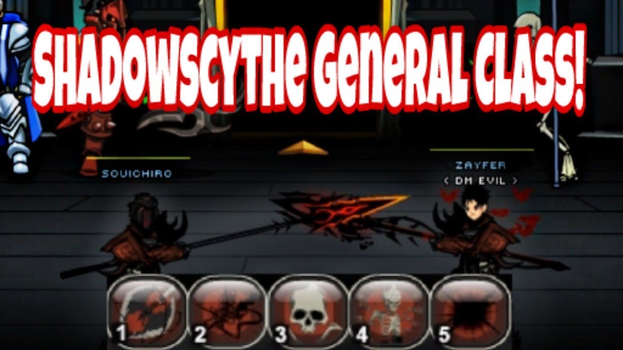 [AQW] Testing ShadowScythe General Class!! - YouTube