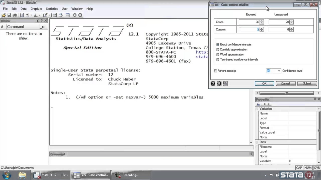 Stata Tutorial Odds Ratios Calculator YouTube