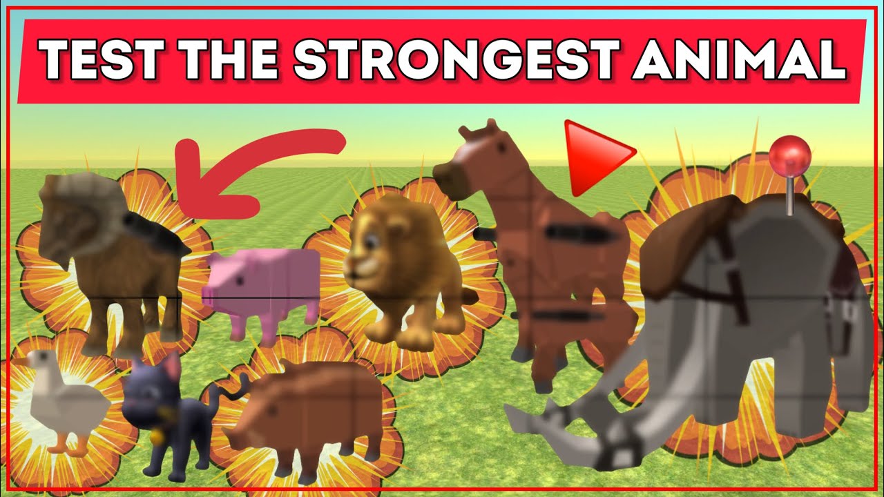 The strongest ANIMAL in Chicken Gun. Test mobs - YouTube