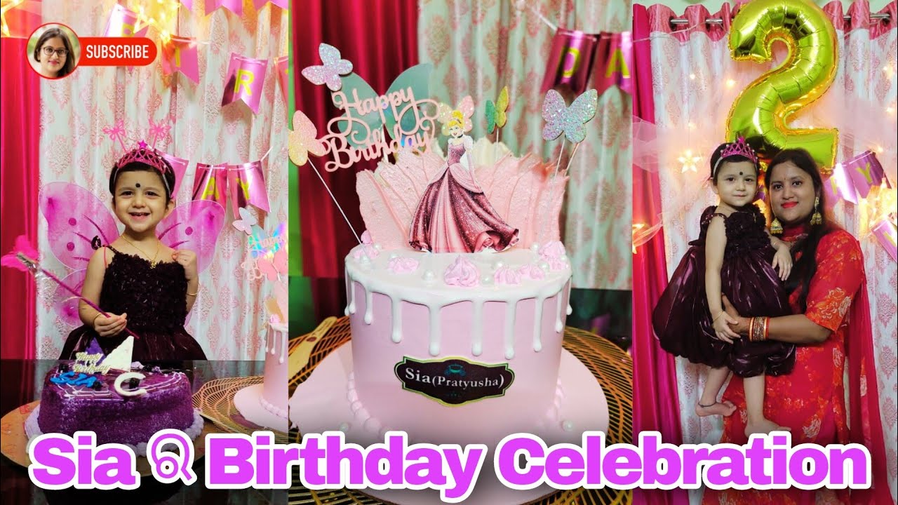 Sia ର 2nd Birthday Celebration କେମିତି କରିଲୁ। Sia ବନିଲା Angel। Barbie ...