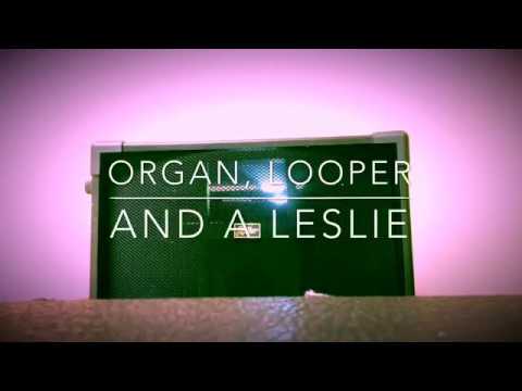 Leslie 2101 mk2 VR-09 Organ and a looper - YouTube