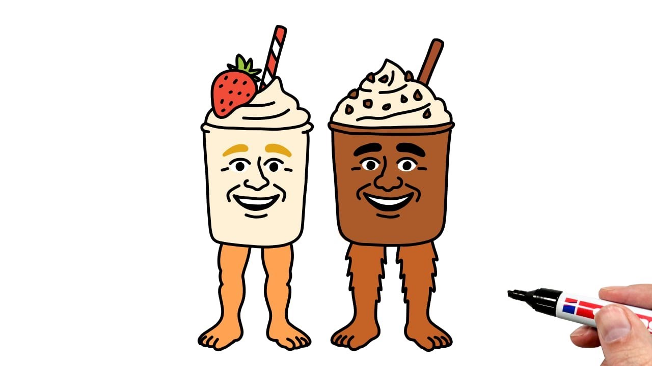 How to Draw Fragrama and Chocrama - YouTube