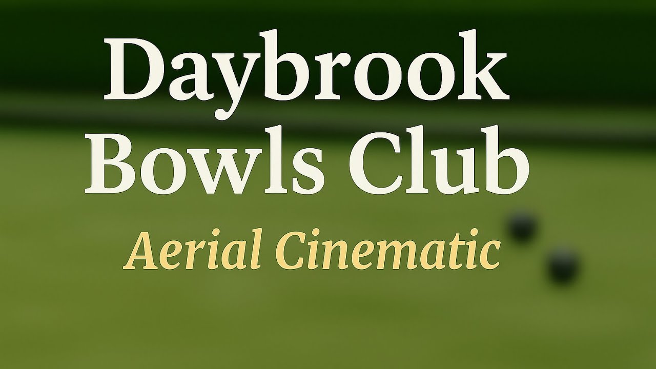 Daybrook Bowls Club | First Practice of the Year | Aerial Cinematic ...