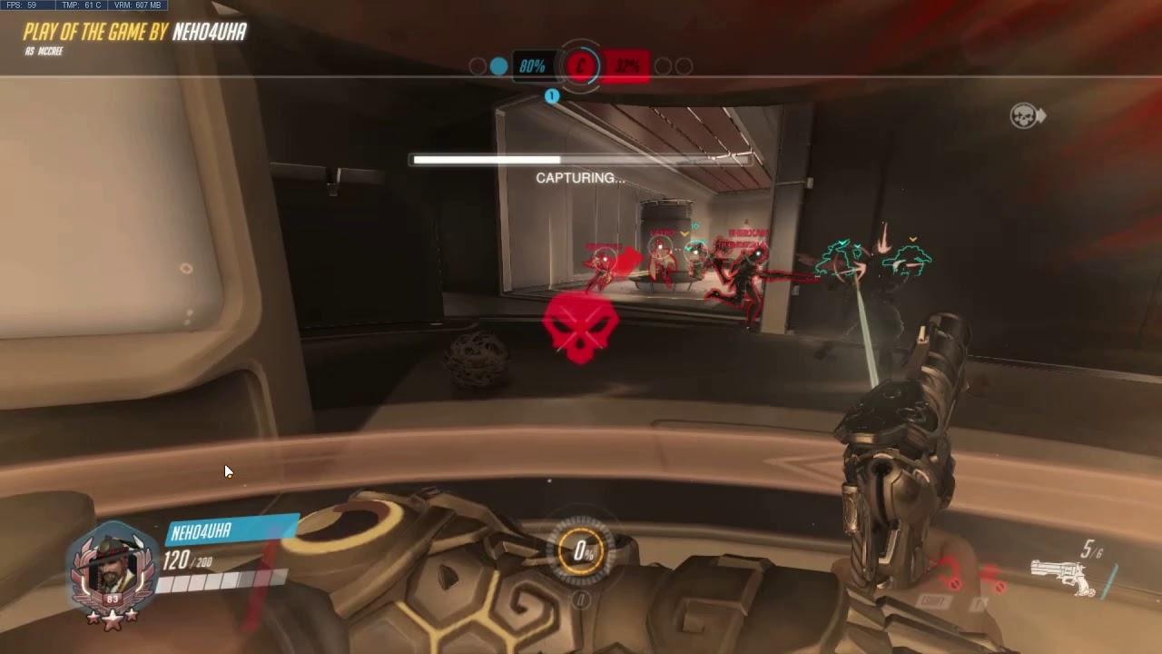 Overwatch McCree play of the game - YouTube