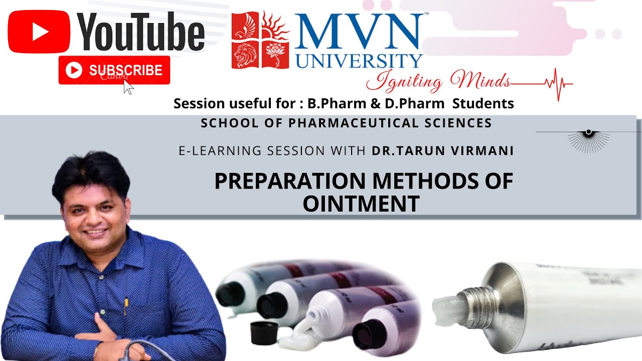 ll Ointment ll PREPARATION METHODS OF OINTMENT - YouTube